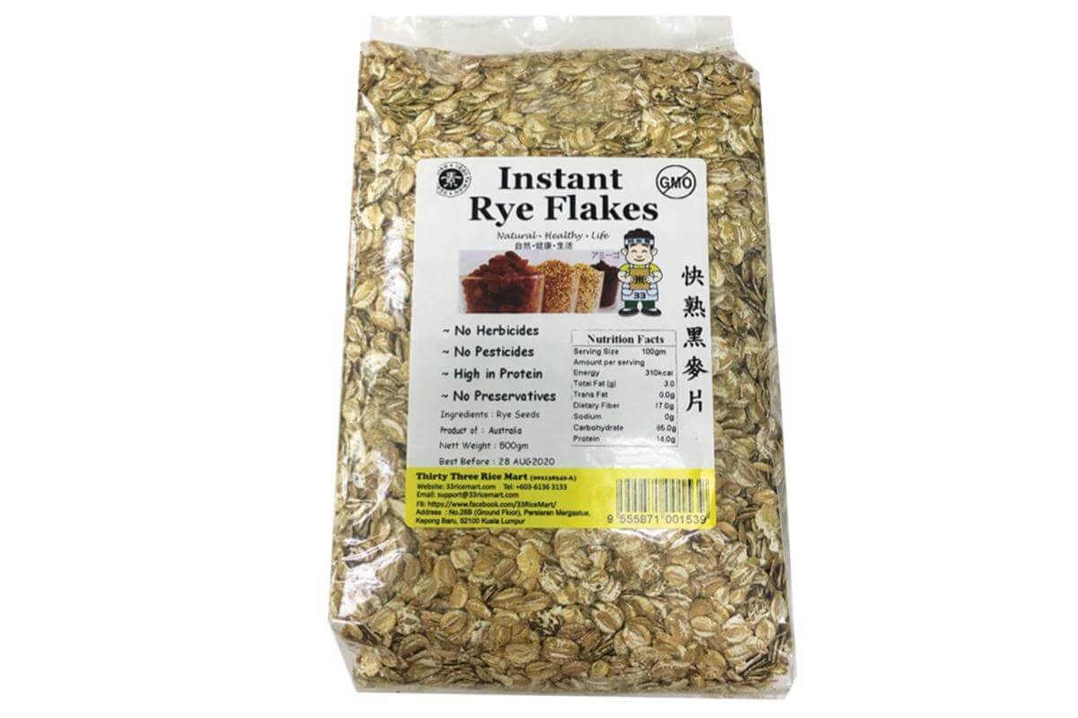 Top 10 Rye Flakes in Malaysia 2023 | Organic Rye Flakes
