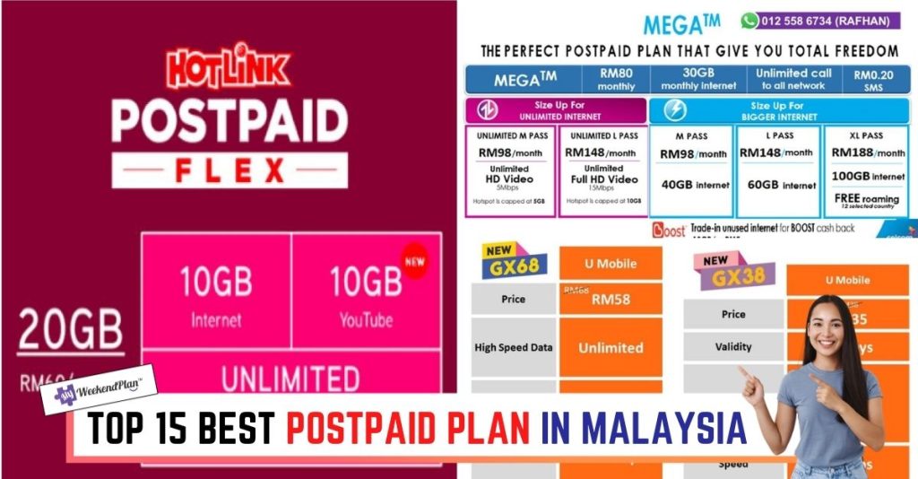 Top 15 Best Postpaid Plan in Malaysia 2023 | Mostly used