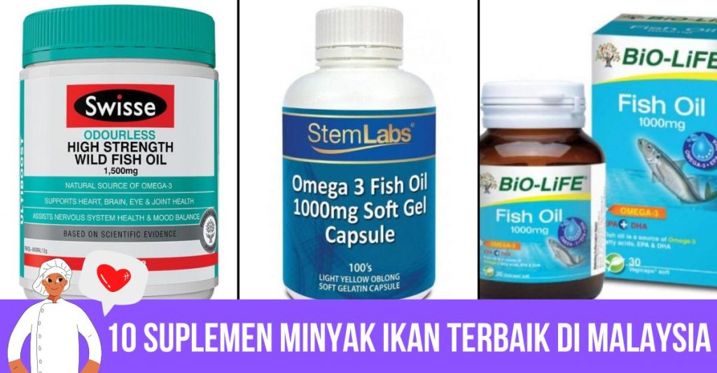 10 Suplemen Minyak Ikan Terbaik di Malaysia 2023 | Terbaik