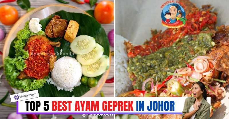 Top 5 Best Ayam Geprek in Johor 2023 | Spicy Indonesian Fried Chicken